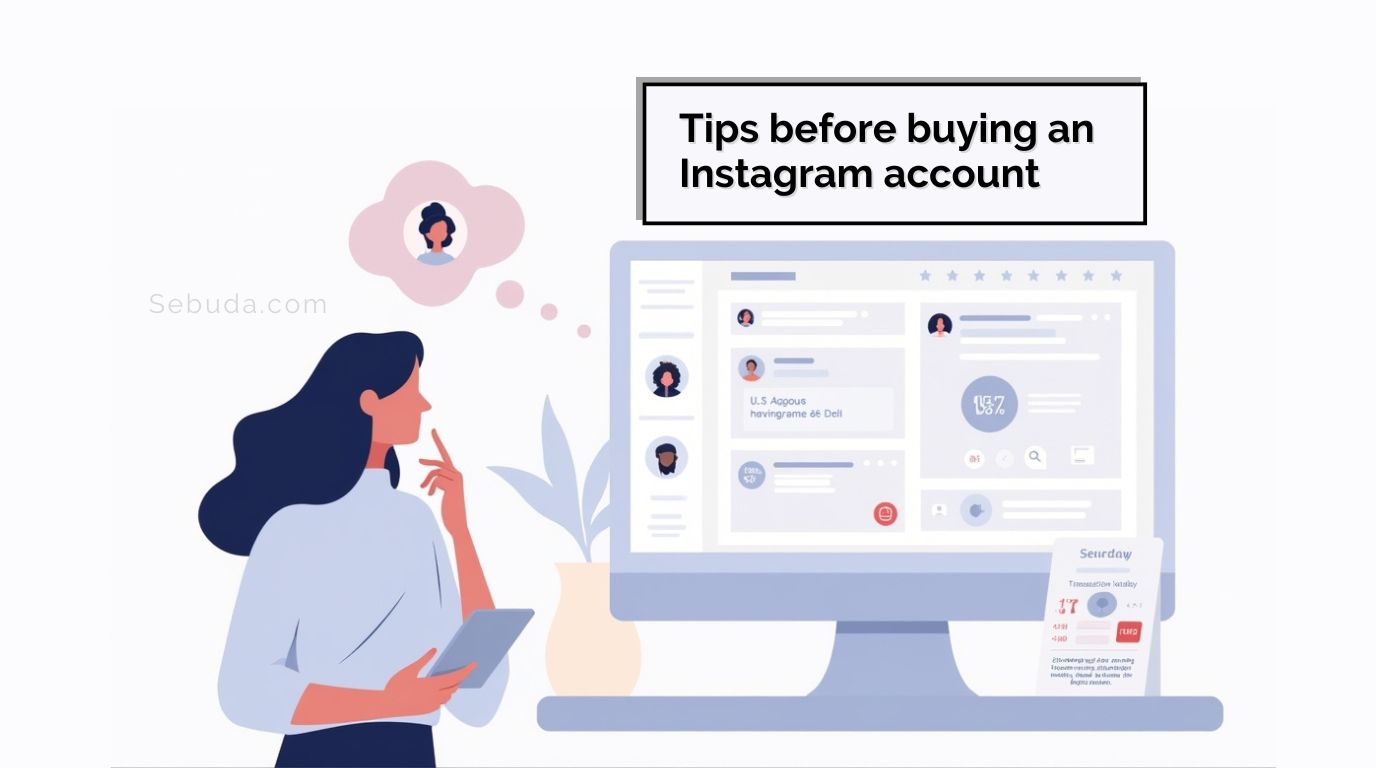 Tips before buying an Instagram account - Sebuda Blog