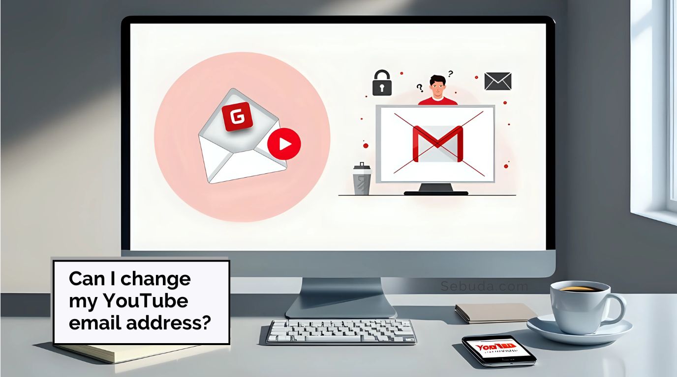 Can I change my YouTube email address? |Sebuda